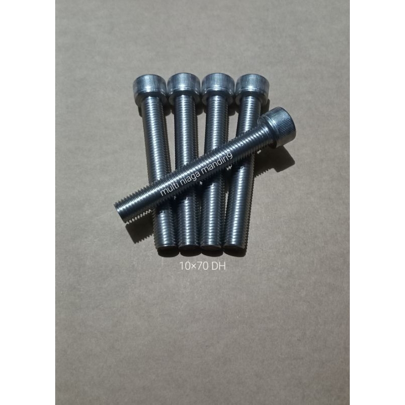 Jual ( satuan ) baut baud L 10×70 stainlees, baut stainlees stell m10 ...
