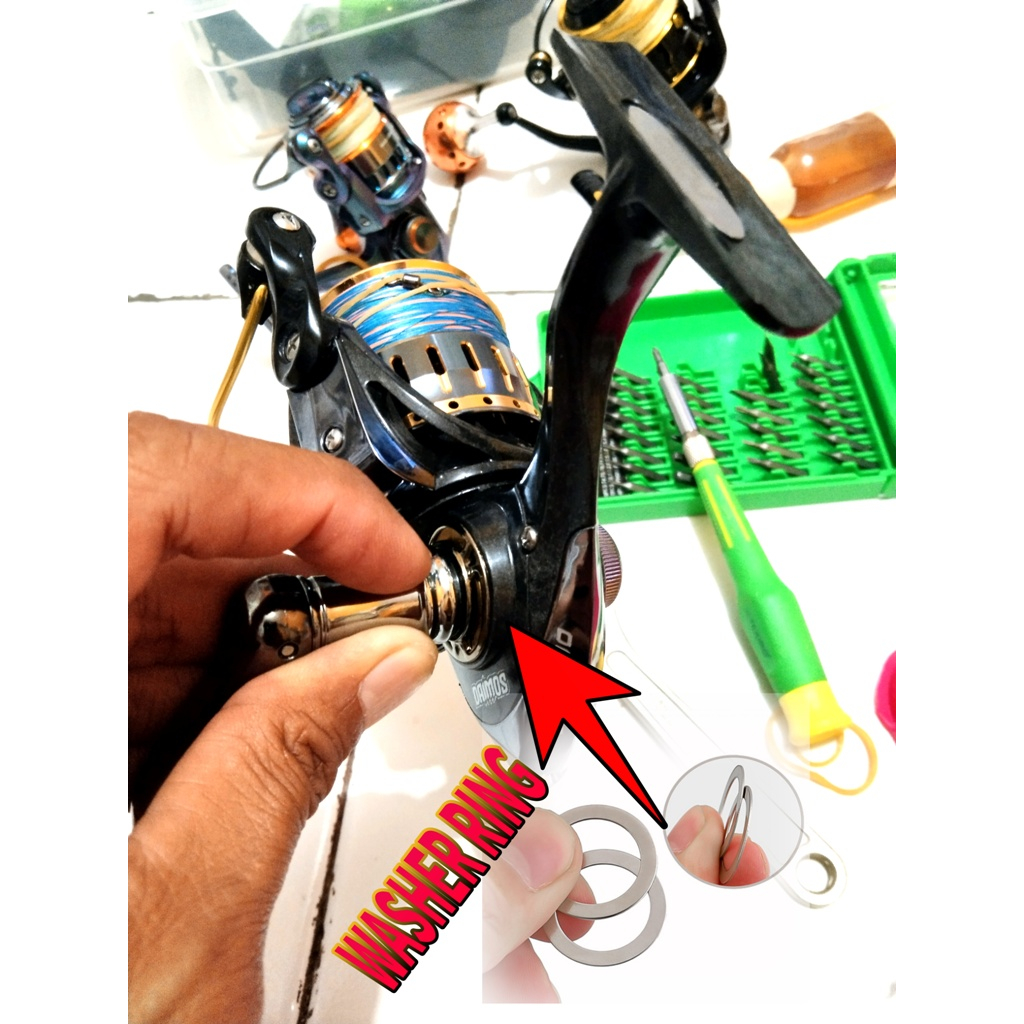 Jual RING rell spinning bc rod FLATTED WASHER SIM REEL 304 Baja Tahan ...