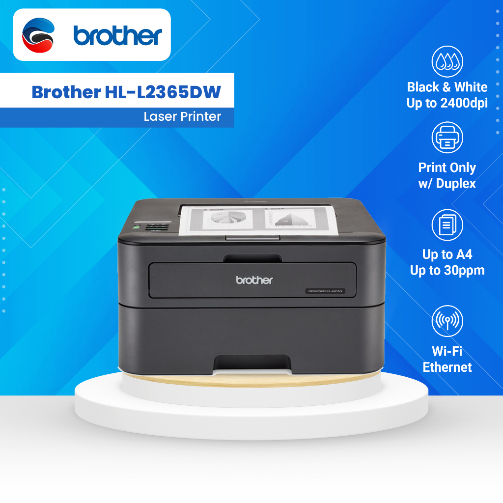 Jual BROTHER Printer Laser Mono Hitam Putih HL L2365DW L2365 DW L ...