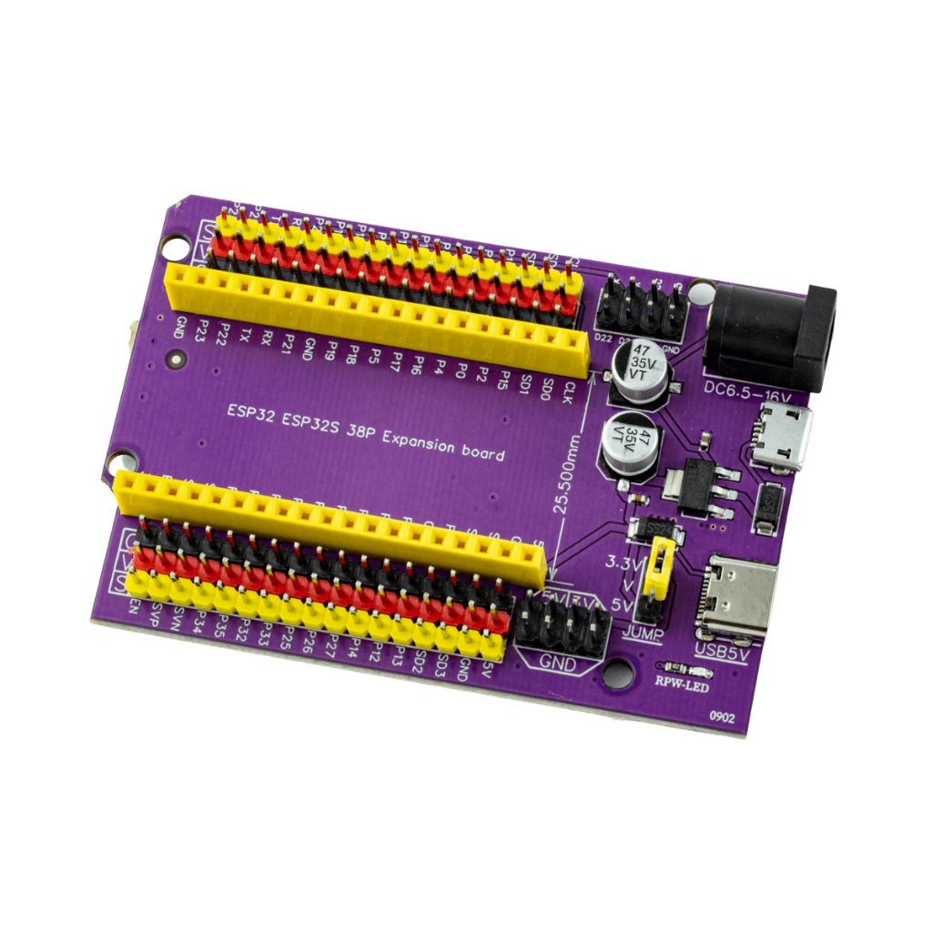 Jual ESP32 Expansion Shield 38P Prototype Board Base Plate Extension ...