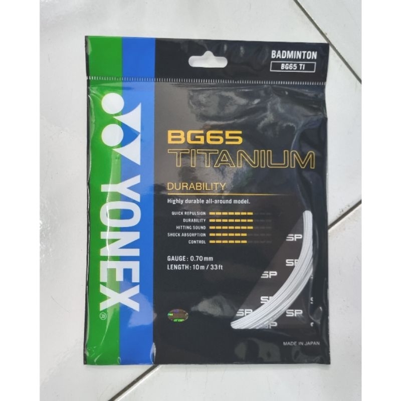 Jual Senar Badminton Yonex BG65 Titanium BG 65 Ti | Shopee Indonesia