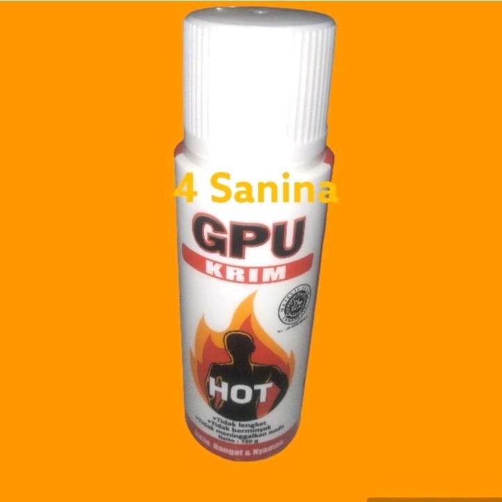 Jual GPU KRIM HOT 120GR BOTOL | Shopee Indonesia