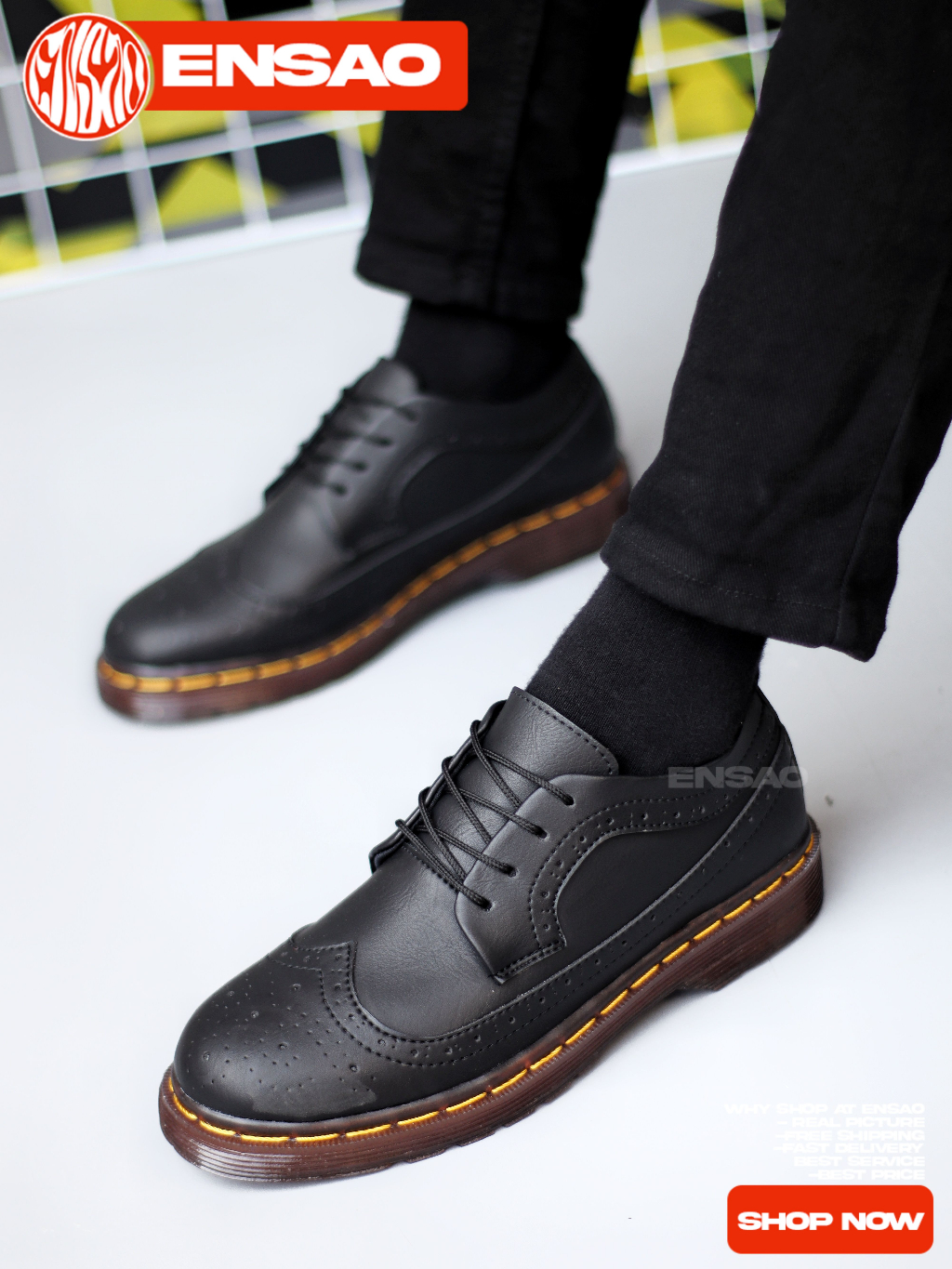 Jual Sepatu Docmart Pantofel Hitam Formal Kerja Pria | Shopee Indonesia