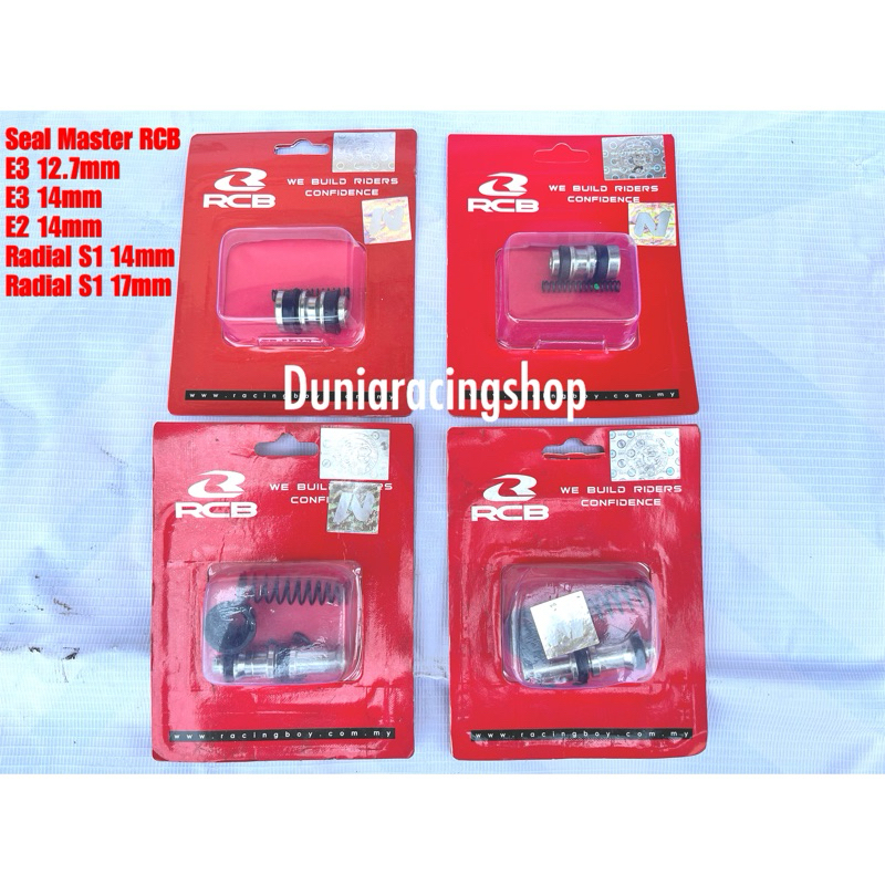 Jual Seal master rem RCB Radial S1 14MM 17MM E2 Oval 14MM E3 kotak 12.7MM Master rem RCB Radial ...