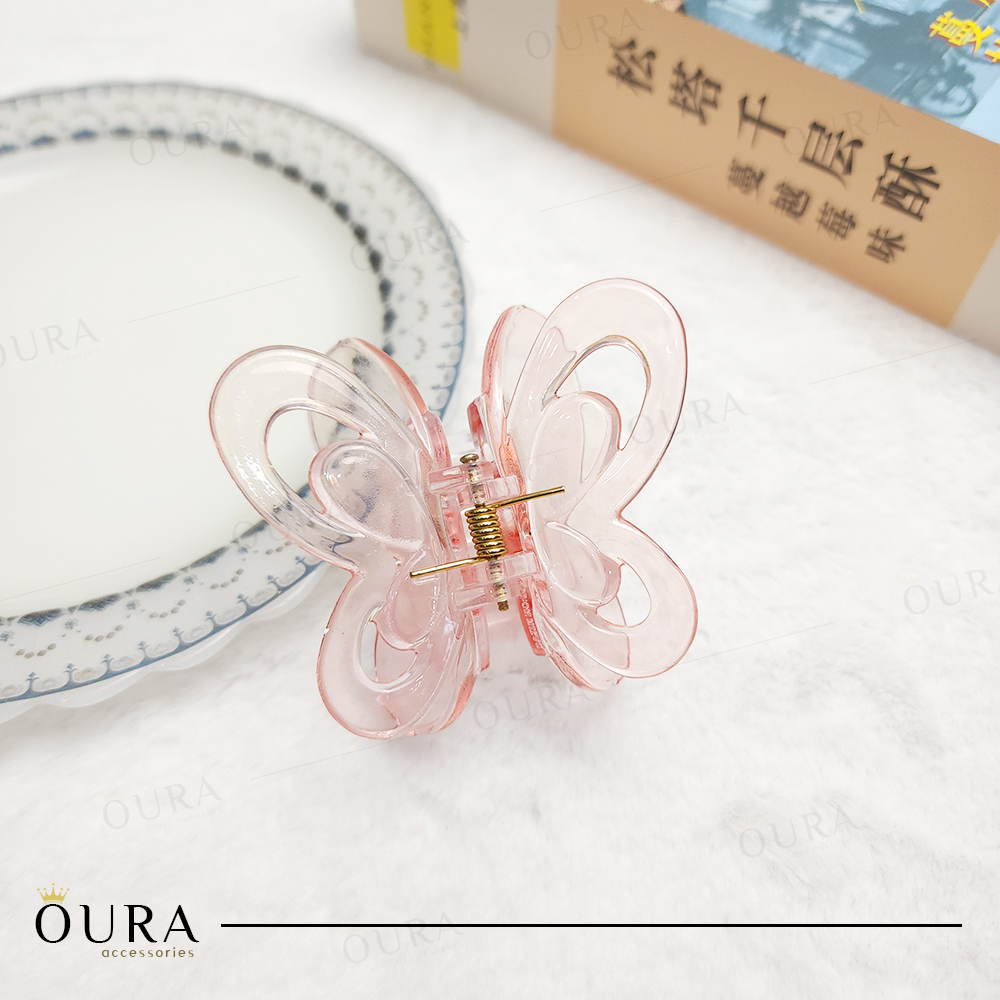 Jual Jepit Rambut Kupu Kupu Jepitan Korea Jedai Bening Kristal ...