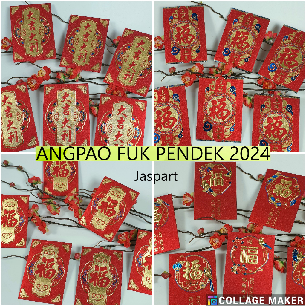 Jual ANGPAO IMLEK NETRAL FU FUK ANGPAO FUK BUNGA BUAH KOIN YENPAO JERUK ...