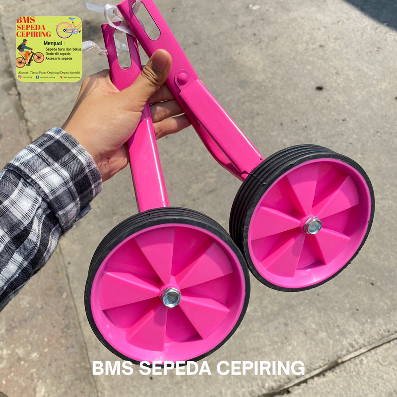 Jual Roda Bantu roda samping Baru Murah Sepeda Anak ring 18 cewek cowok ...