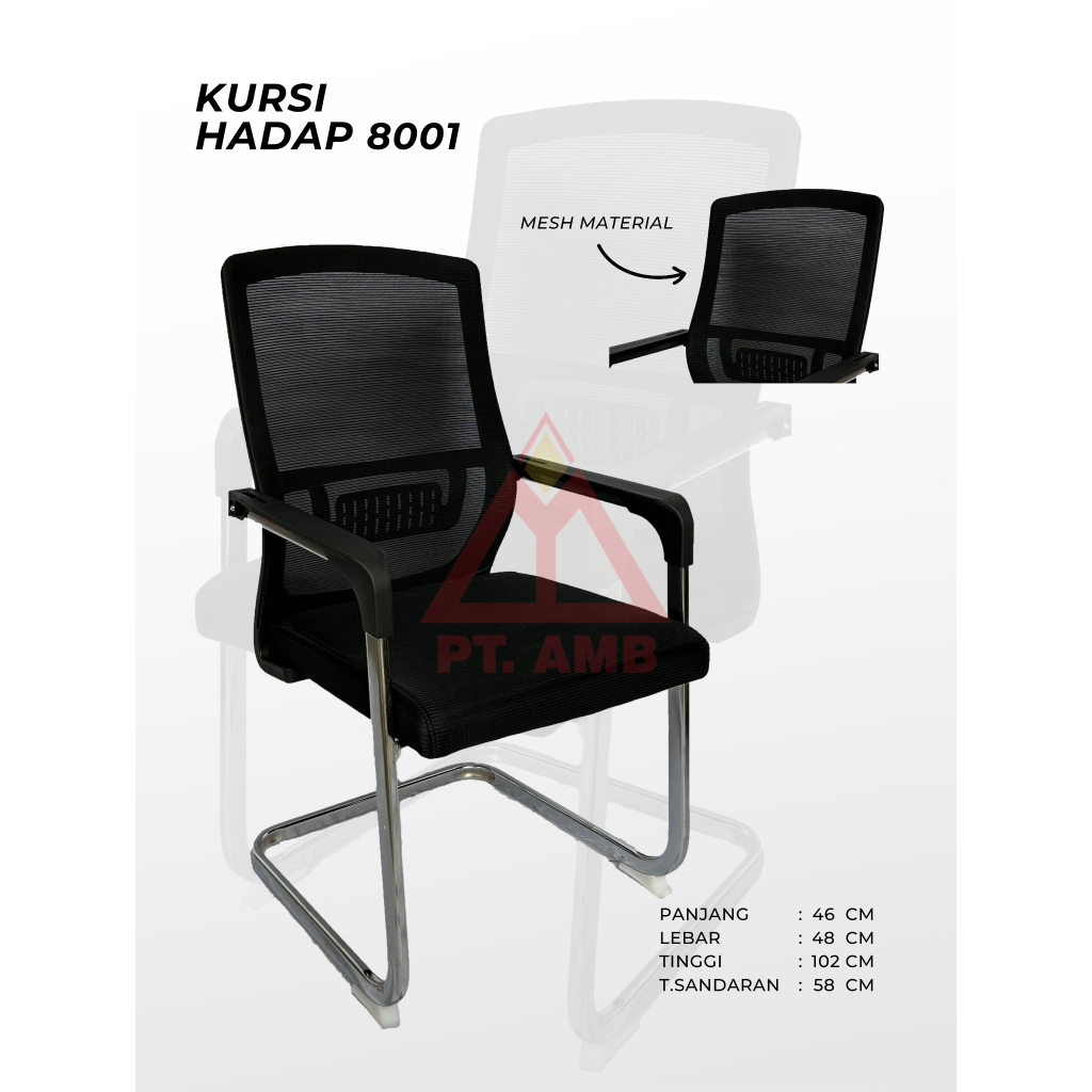 Jual KURSI KERJA/KURSI KANTOR/KURSI PUTAR KANTOR/KURSI MANAGER HIDROLIK ...
