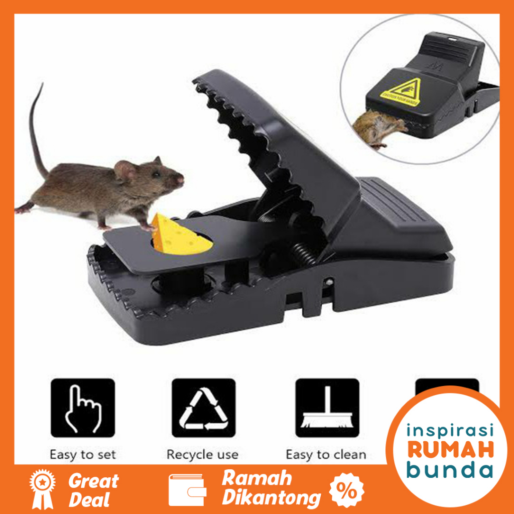 Jual PERANGKAP TIKUS AMPUH / MOUSE TRAP JONI / Alat Jepit Perangkap ...