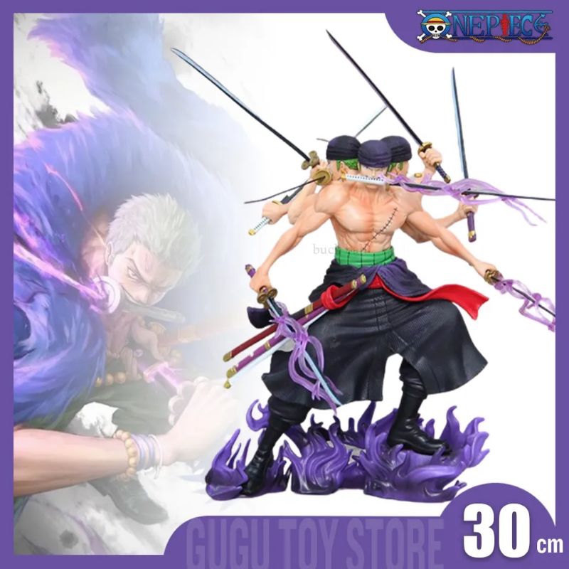 Jual Action Figure One Piece Roronoa Zoro Ashura Bakei King Hell Enma ...