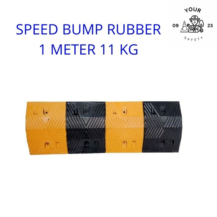 Jual Speed Bump Rubber 1 meter 11kg / Polisi Tidur Karet | Shopee Indonesia