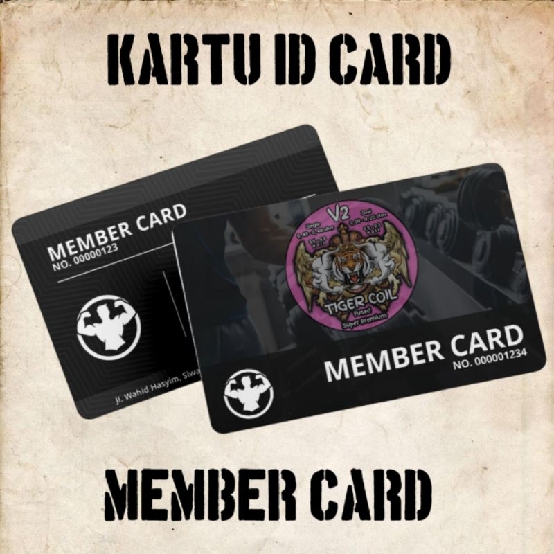 Jual ID CARD MEMBER TIGER V2 | Shopee Indonesia
