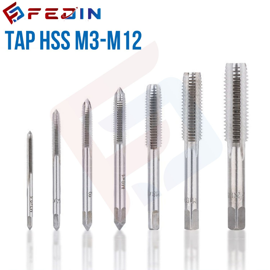Jual FEDIN Hand Tap M3 M4 M5 M6 M7 M8 M10 M12 M14 M16 M18 M20 Tap Baut Tap Busi Motor Tap Baut ...
