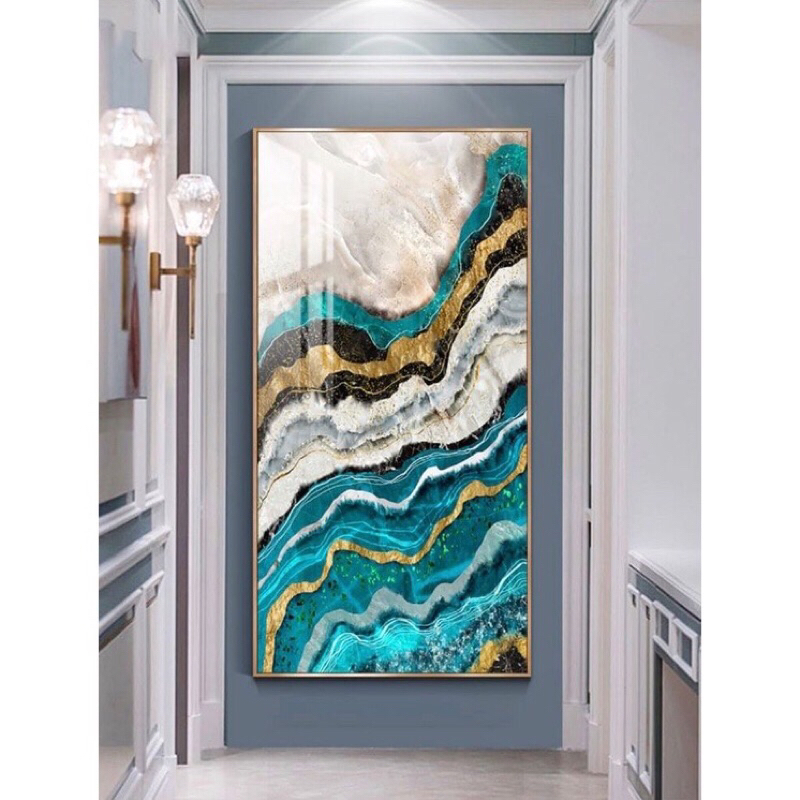 Jual Lukisan Hiasan Dinding Porcelain Diamond 5D Crystal Abstrak ...