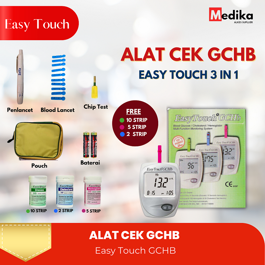 Jual Easy Touch Alat Cek GCHB Hemoglobin | Shopee Indonesia