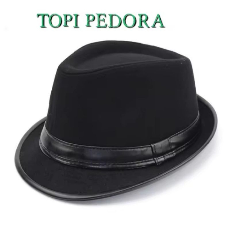 Jual TOPI FEDORA / KULIT DOMBA 100% ASLI / TOPI LAKEN / TOPI COBOY ...