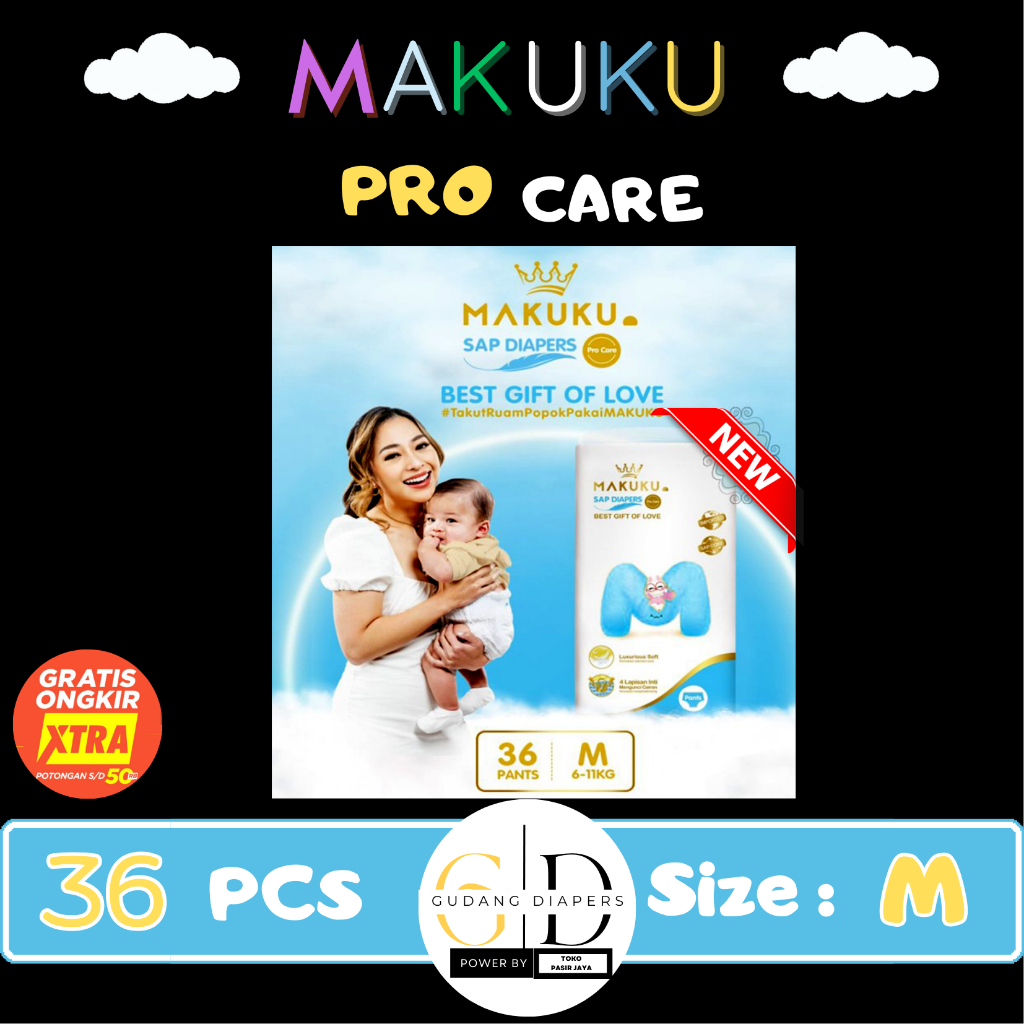 Jual Makuku Procare Sap Diapers | Shopee Indonesia