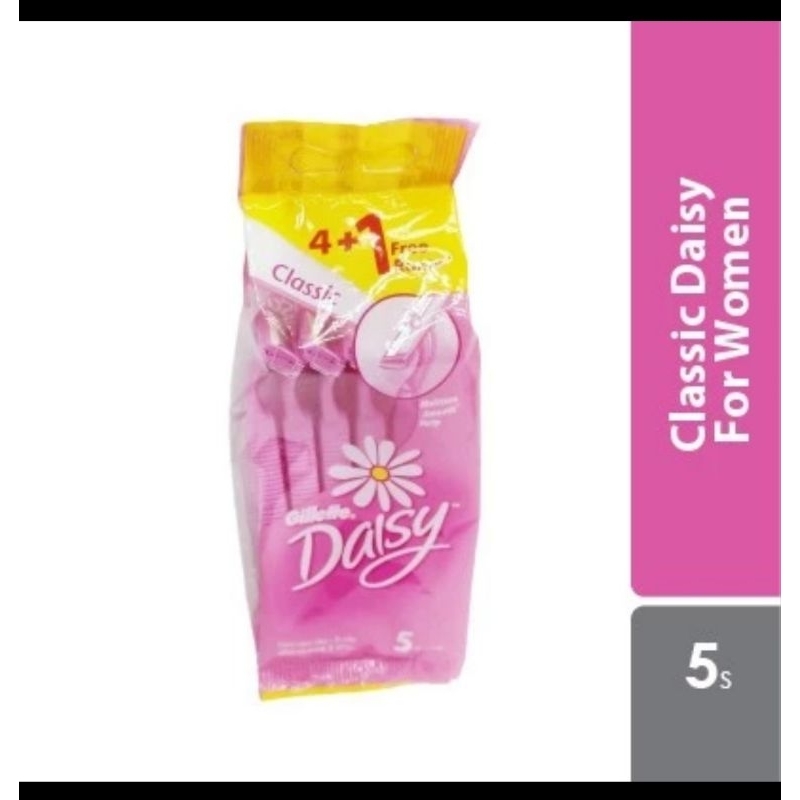 Jual gillette isi 5 razor classic gillette daisy | Shopee Indonesia