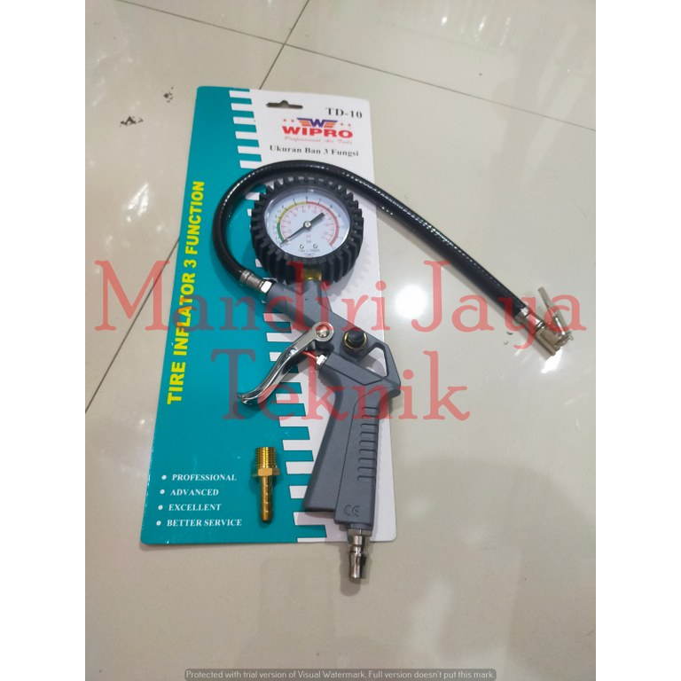 Jual Ukuran Ban + Meteran 3 Fungsi TD10 WIPRO | Shopee Indonesia