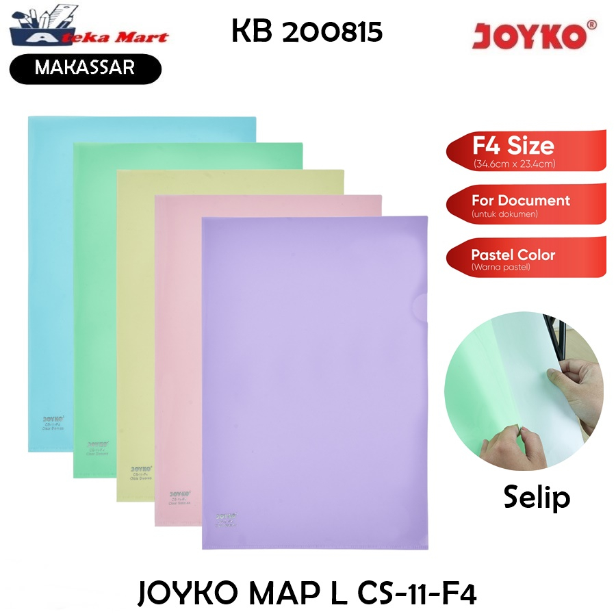 Jual [PCS] JOYKO MAP L CS-11-F4/ CLEAR SLEEVES | Shopee Indonesia