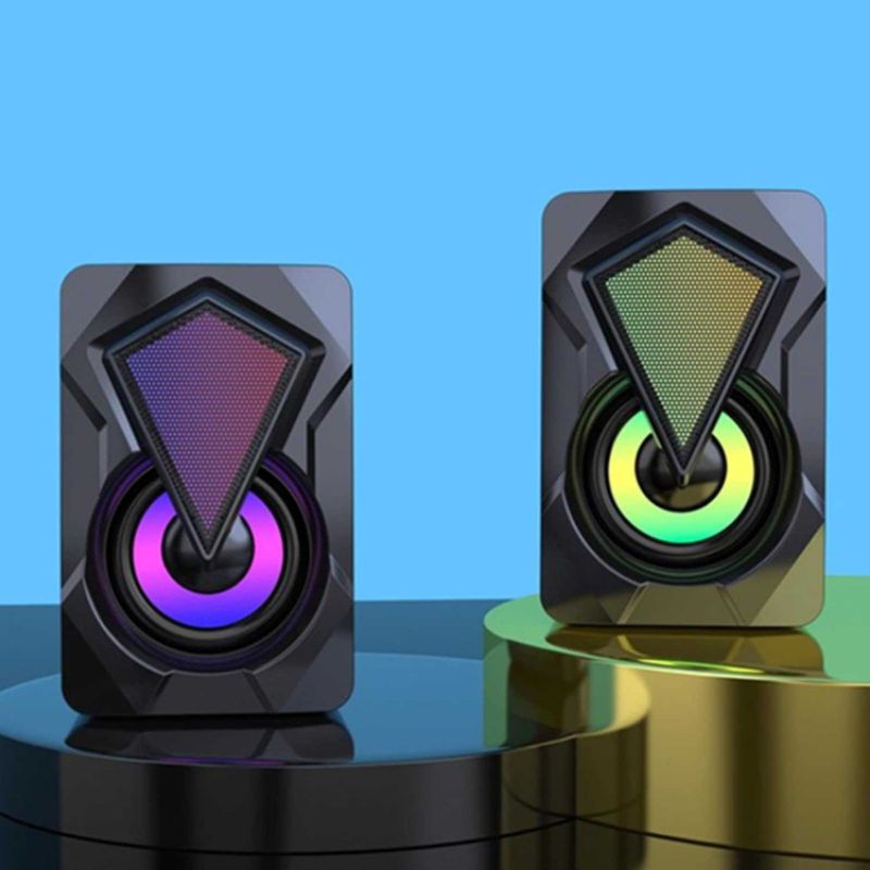 Jual Speaker Mini || Speaker desktop speaker stereo Rgb / Speaker ...