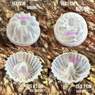 Jual (1 pcs) Cetakan Agar Puding Saphire, Ruby, Jamrud, Onyx, Medium 600ml | Shopee Indonesia