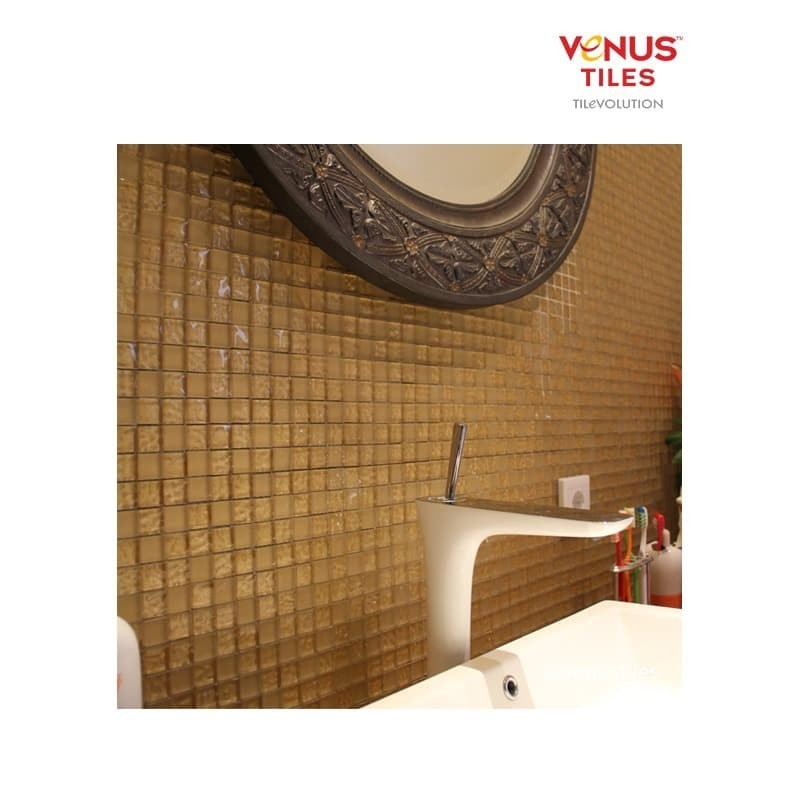 Jual Venus Neo Caramel Mosaic Dinding Toilet Glass Mozaik | Shopee ...