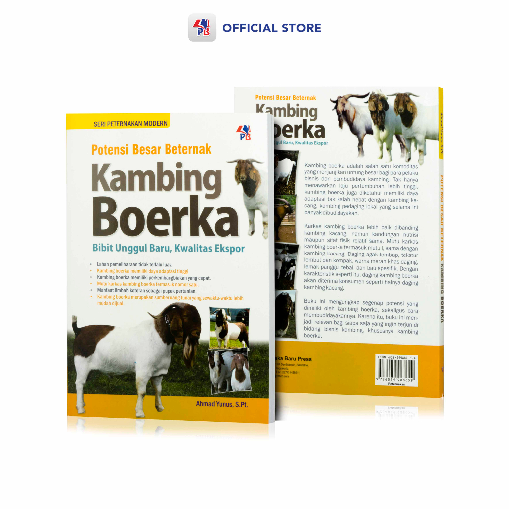 Jual Buku Peternakan Potensi Besar Beternak Kambing Boerka / Seri ...
