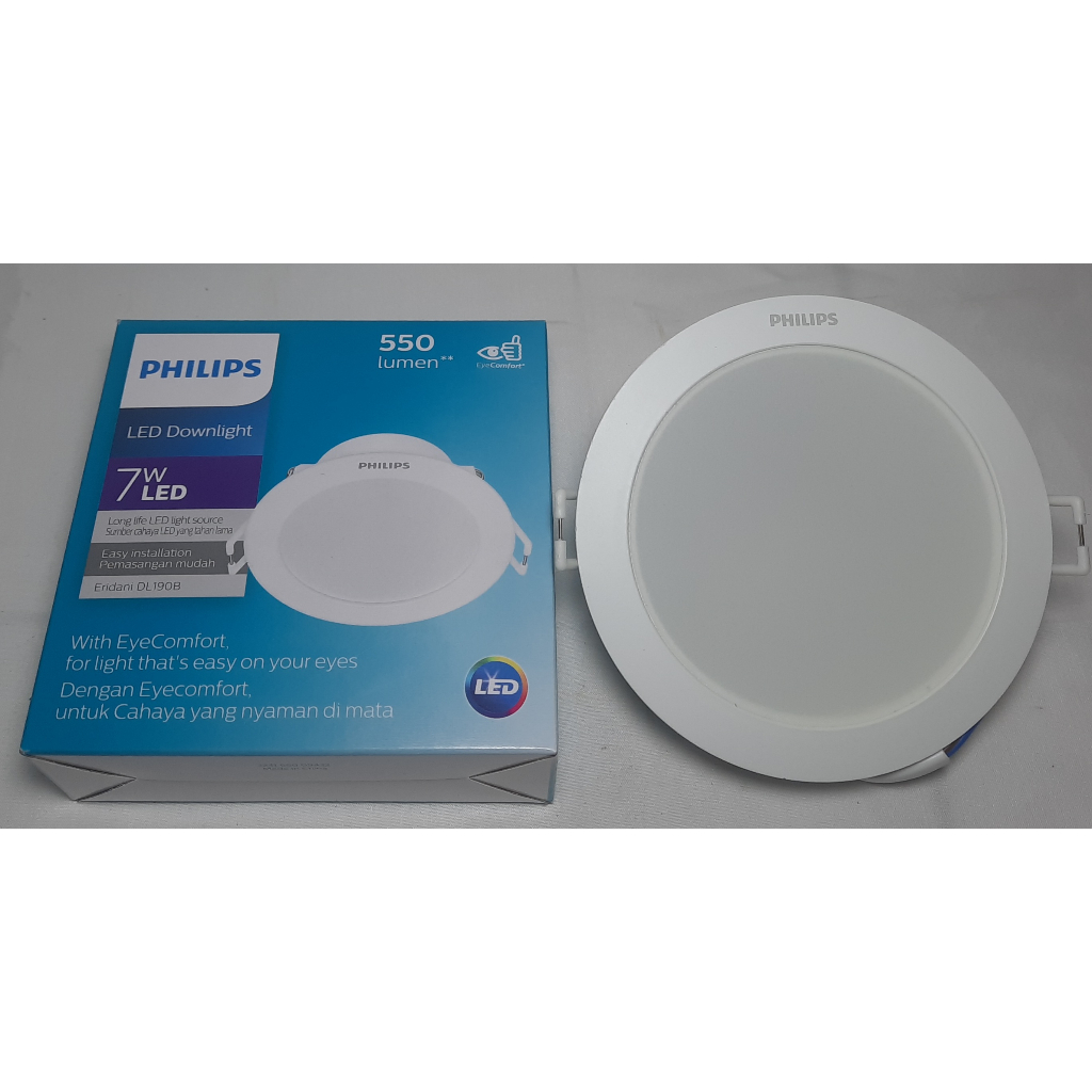 Jual Lampu Downlight Philips 7 watt / Lampu Plafon Led | Shopee Indonesia
