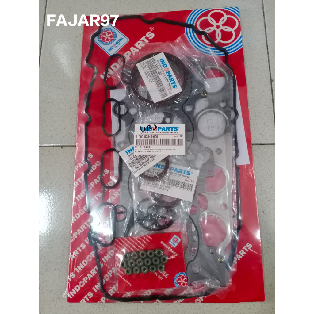 Jual Gasket Pak Set Packing Full Set Suzuki ERTIGA 2012-2015 INDOPARTS 11000-57840 | Shopee ...