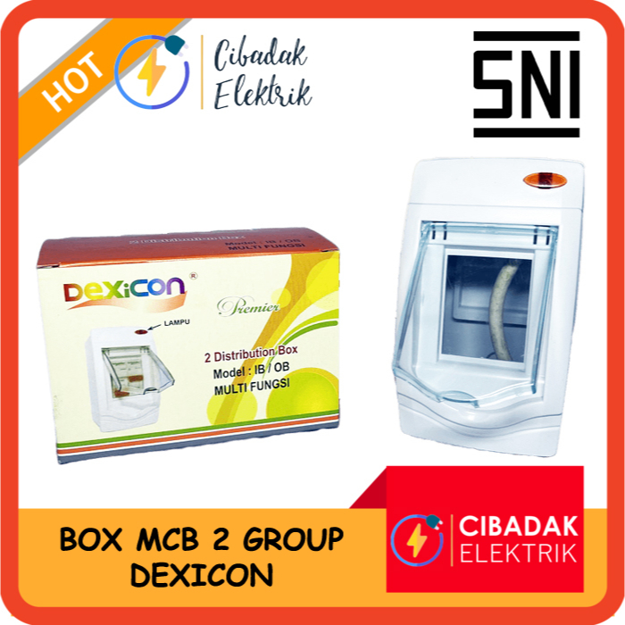 Jual Box MCB 2 Grup / Fuse Box 2 Group / Tempat MCB 2 Grup / Tutup ...