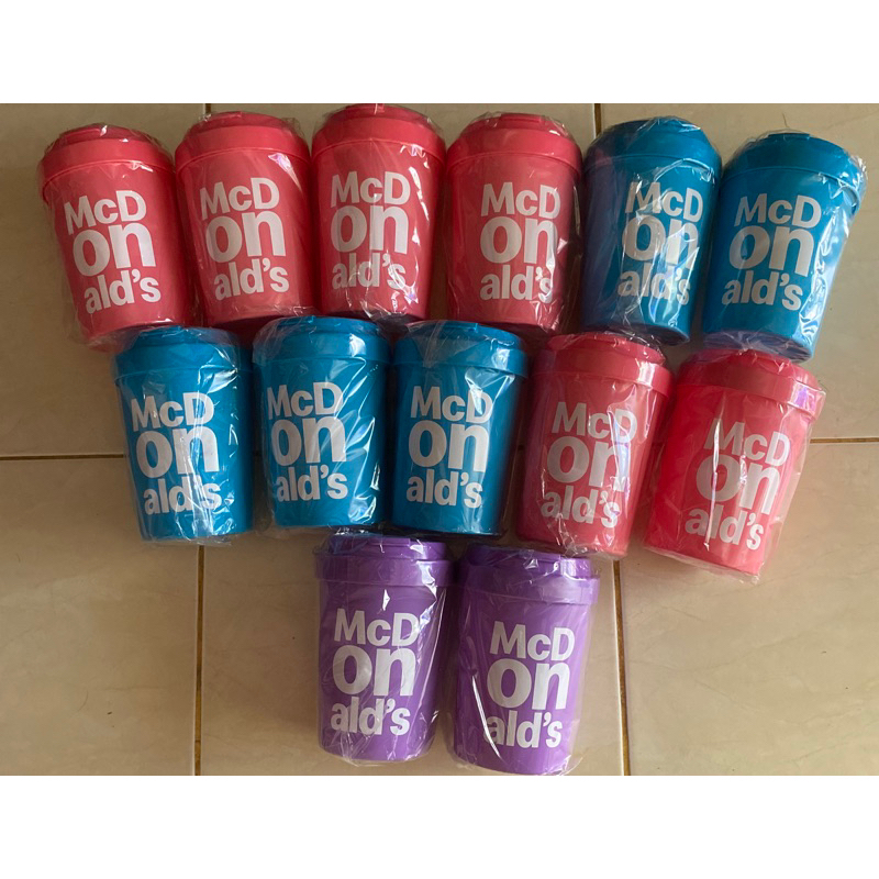 Jual Botol minum Colorful Tumbler Mcd / Tumblr Mc Donalds / Mcdonald ...