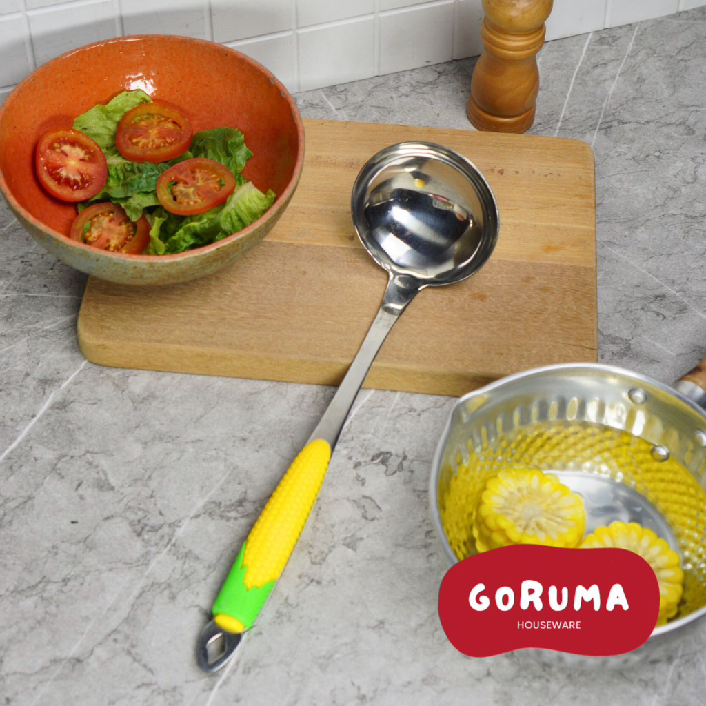 Jual GORUMA - Sendok Sop Jagung / Sendok Sup Stainless/ Sendok Kuah ...