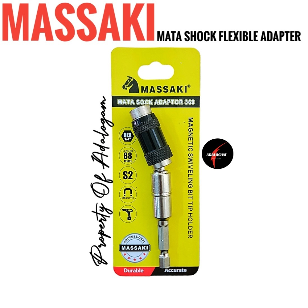 Jual MASSAKI Adapter Fleksibel Drill Sambungan Mata Bor Pivot Drill Bit ...