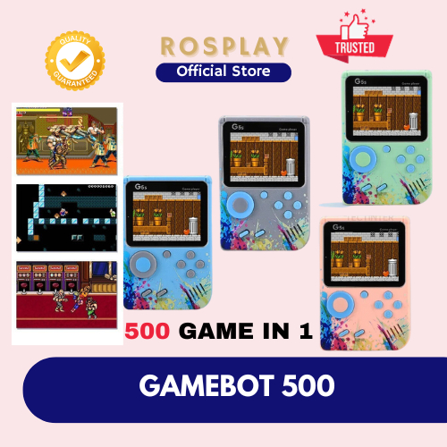 Jual Game Boy Game Bot Console Portable Builtin Clasic 500 Games ...