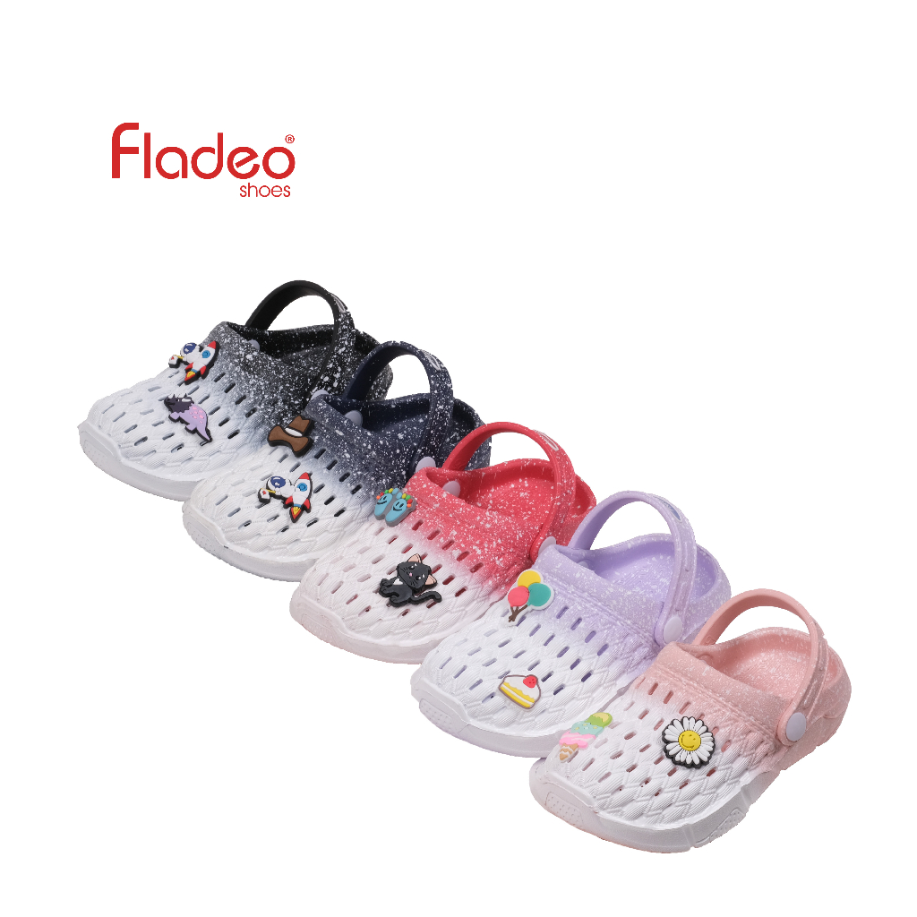 Jual Fladeo I23/PKT23-1TM/Sandal Clog Anak Anak [ Clog Sandals Kids ...