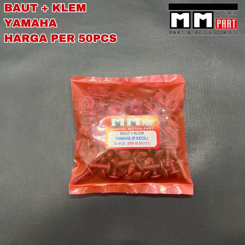 Jual BAUT + KLEM YAMAHA - BAUT KLIP BODY YAMAHA | Shopee Indonesia