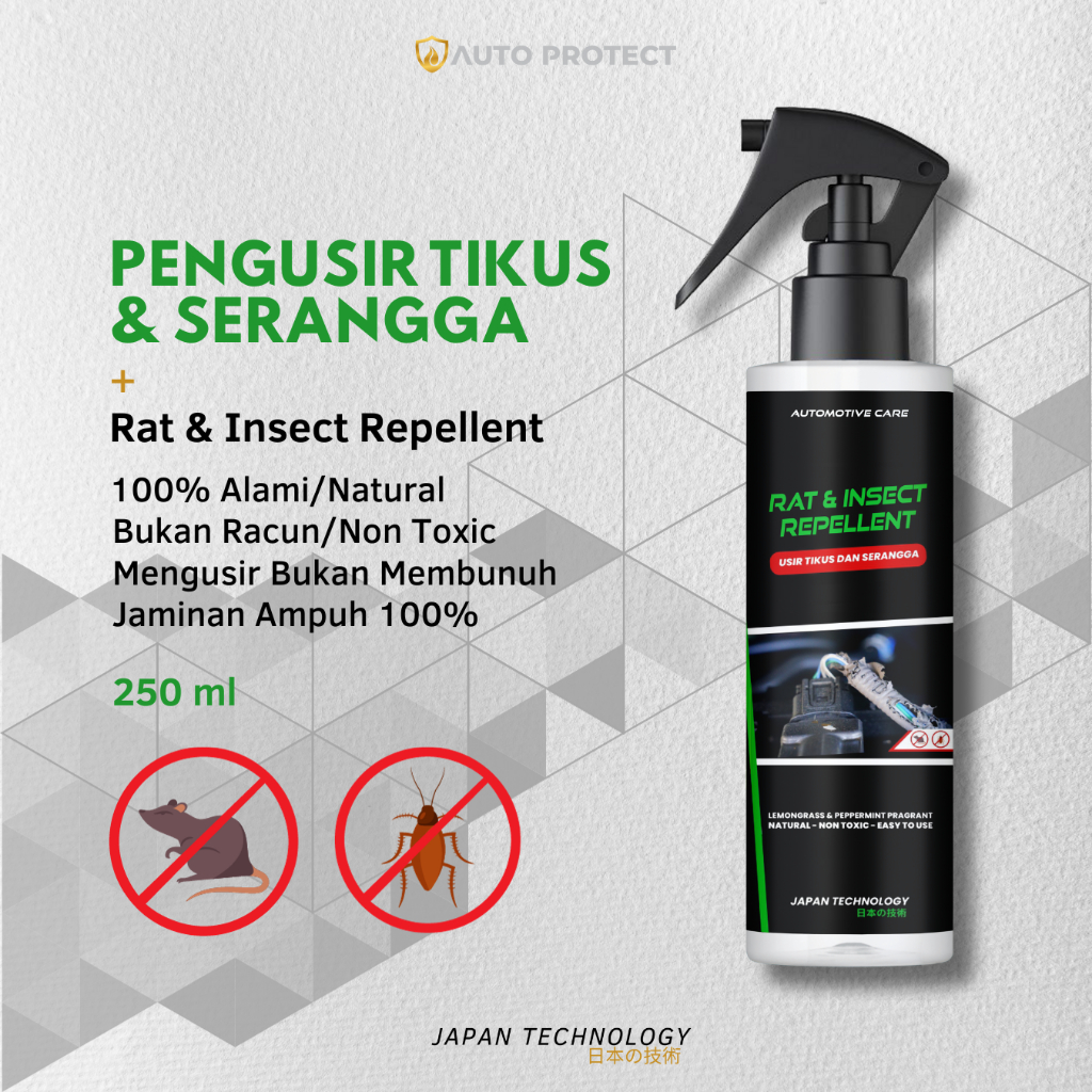 Jual Cairan Spray Pengusir Tikus dan Serangga - Rat Repellent Pembasmi ...