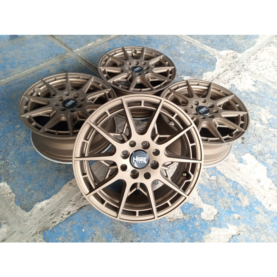 Jual velg mobil honda freed city mobilio yaris soluna pelek hsr ring 15 ...