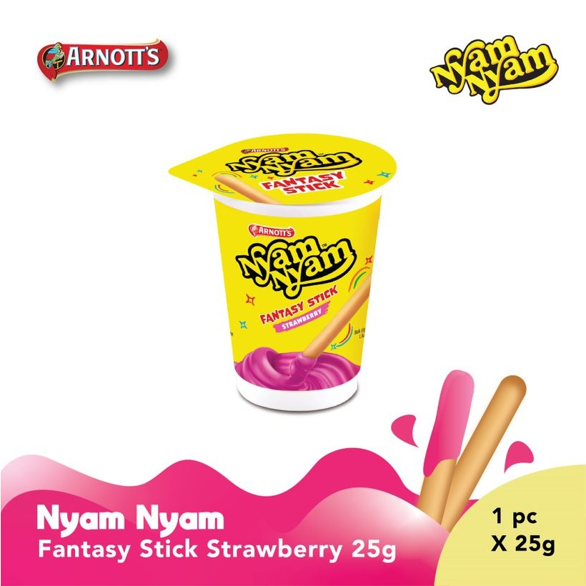Jual Nyam Nyam Snack Fantasy Stick 25 gram | Shopee Indonesia