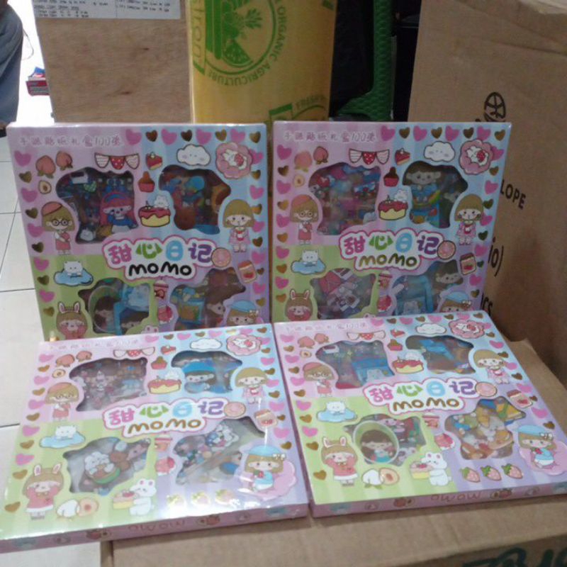 Jual (1box) sticker momo | Shopee Indonesia