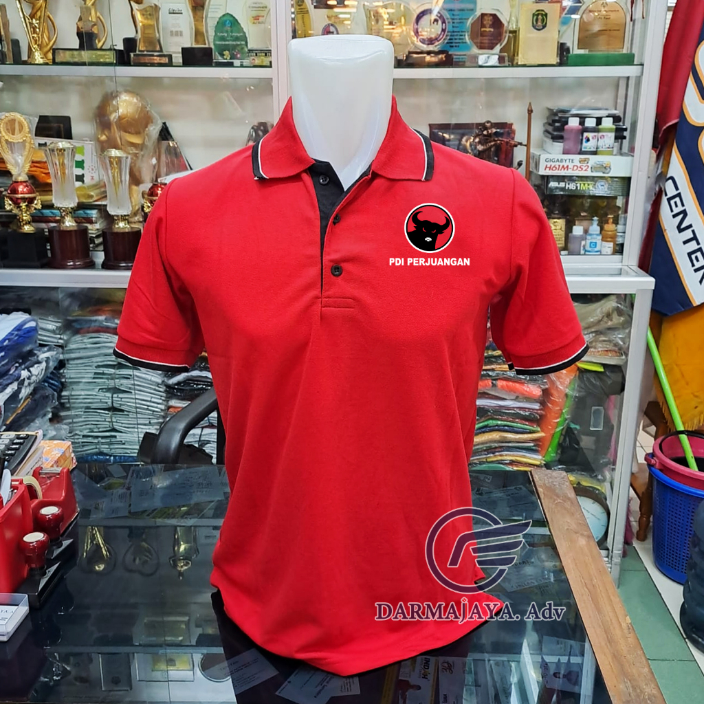 Jual kaos partai pdi Perjuangan | Shopee Indonesia