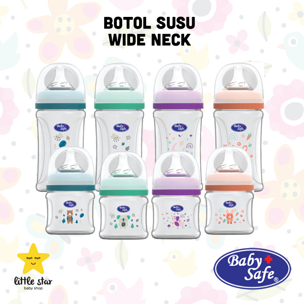 Jual Baby Safe Botol Susu Wide Neck | Botol Dot Bayi | WN07 WN08 ...