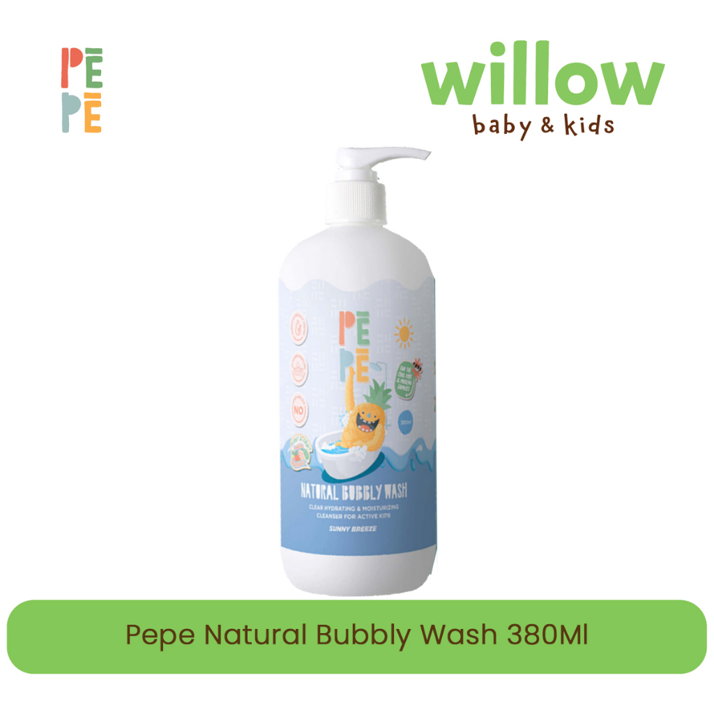 Jual Sabun Mandi Bayi - Pepe Natural Bubbly Wash 380Ml | Shopee Indonesia