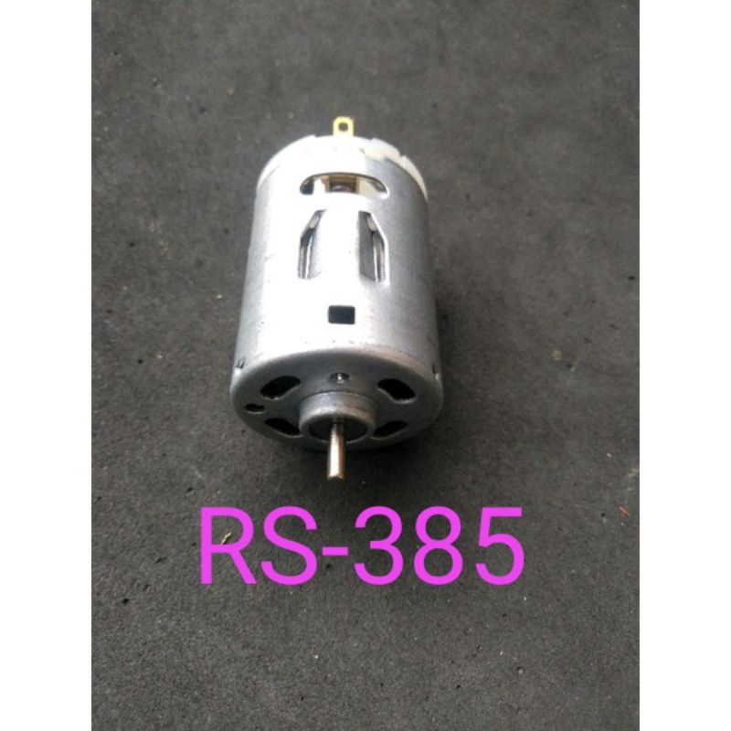 Jual MOTOR RS385 12-24V DC DINAMO UNTUK BOR, HAIRDRIYER, DLL ORIGINAL ...