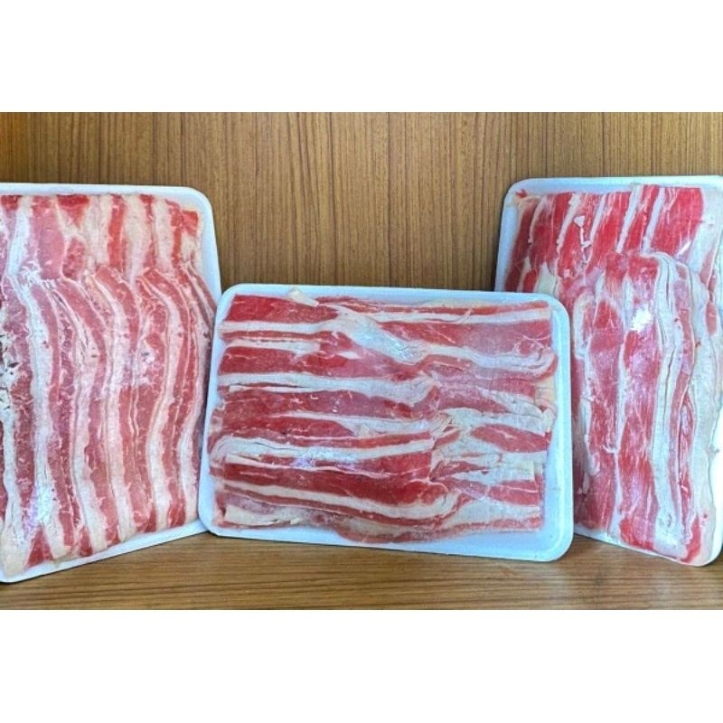 Jual Beef Slice Dengan Lemak Daging Sapi 500g yoshinoya | Shopee Indonesia