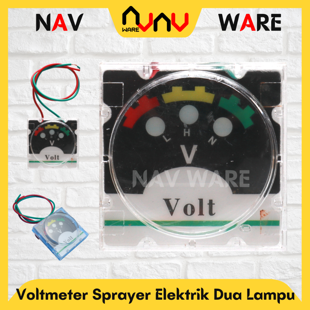 Jual Voltmeter Sprayer Elektrik / Volt Meter Tangki Gendong Knapsack ...