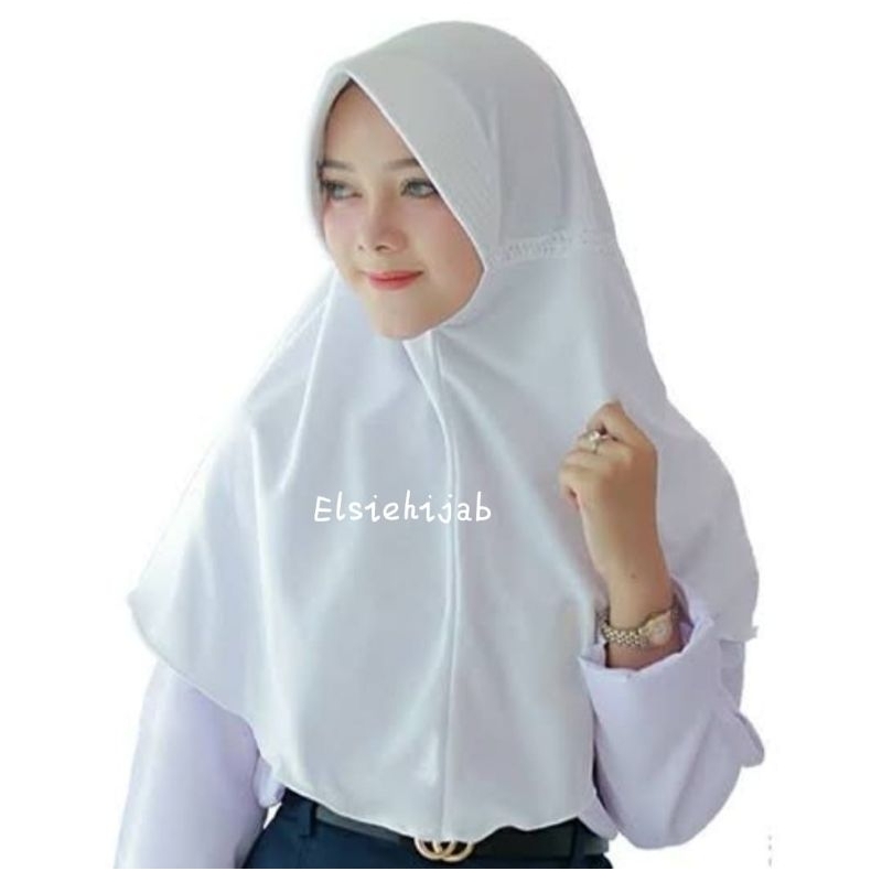 Jual Kerudung Sekolah Instan/ Hijab Instan Serut Belakang TK SD SMP SMA | Shopee Indonesia