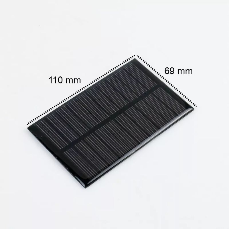 Jual diy mini solar panel for smartphone and powerbank 5v 1,1w ...