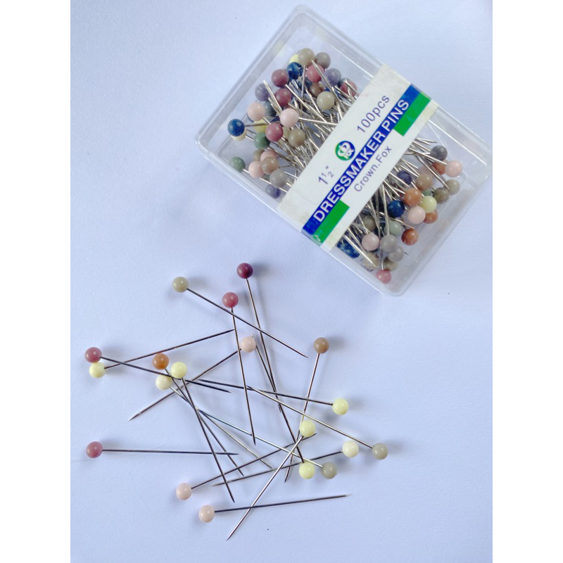 Jual Pin/Pentul Hijab/Jarum Pentul Hijab Besar Warna Premium Tebal ...